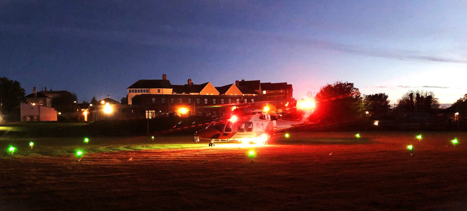 Dorset County Hospital’s temporary helipad site receives £13,500 for ...